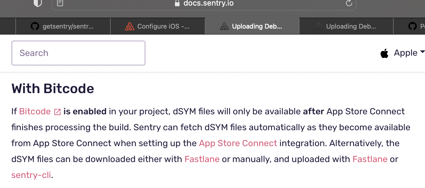 Mention Xcode 13+ plist issue in iOS onboarding · Issue #4542 · getsentry/sentry-docs · GitHub