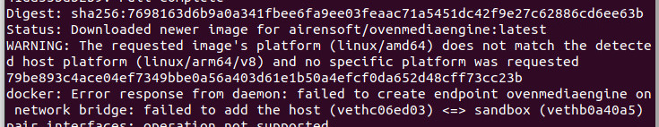 support for 'linux/arm64/v8' docker (raspberry pi 4). · Issue #636 · AirenSoft/OvenMediaEngine ...