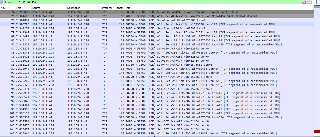 Client Server Connection Uses Tcp Even Protocol Websocket Applied In Client Configuration 