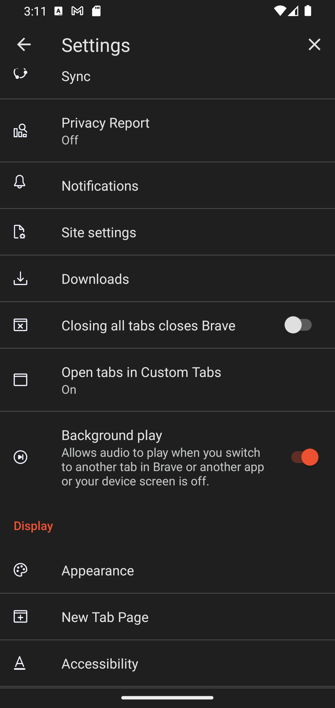 Update header background media playback by sujitacharya2005 · Pull Request #16492 · brave/brave ...
