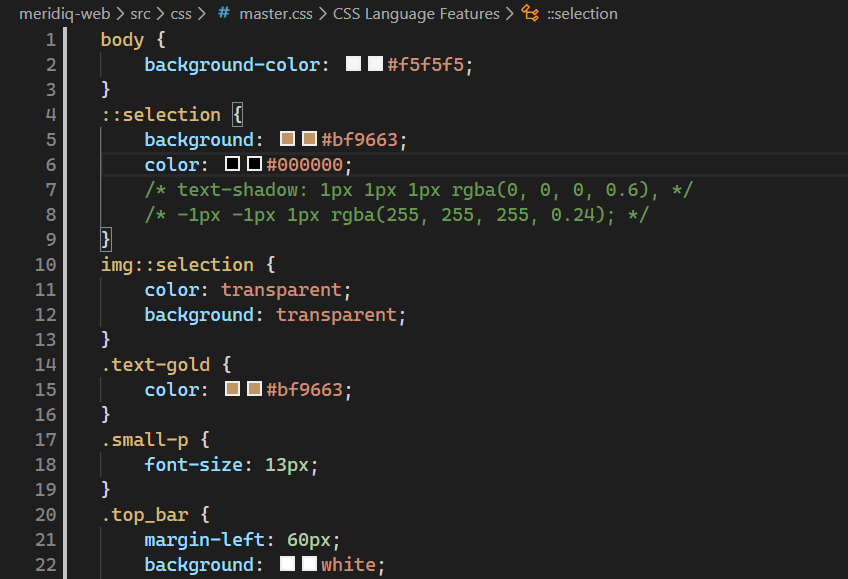 CSS has Two Color Blocks and suggestions(IntelliSense?) · Issue #3383 · microsoft/live-share ...