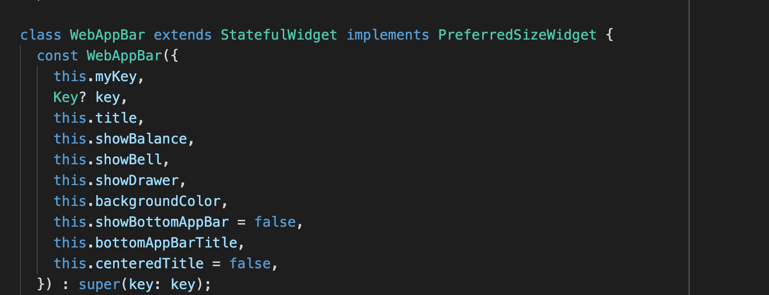 Not able to make the AppBar with conditional statement. · Issue #97629 · flutter/flutter · GitHub