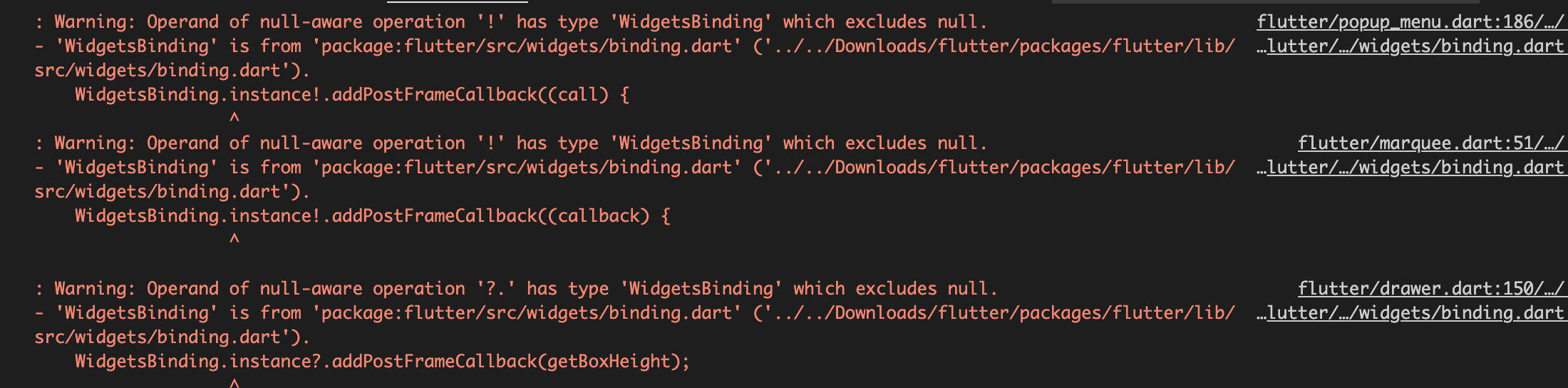 Error: Method 'addPostFrameCallback' cannot be called on 'SchedulerBinding? · Issue #104342 ...