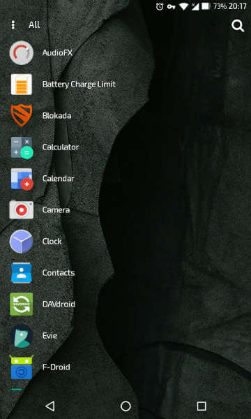Request: option for list view in app drawer · Issue #323 ...