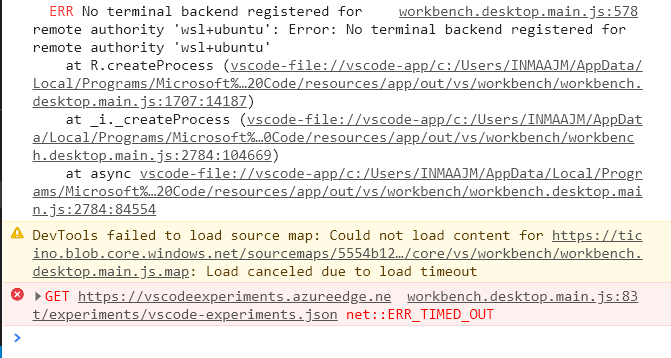 VS Code Workspace not working properly in WSL Ubuntu · Issue #142334 · microsoft/vscode · GitHub