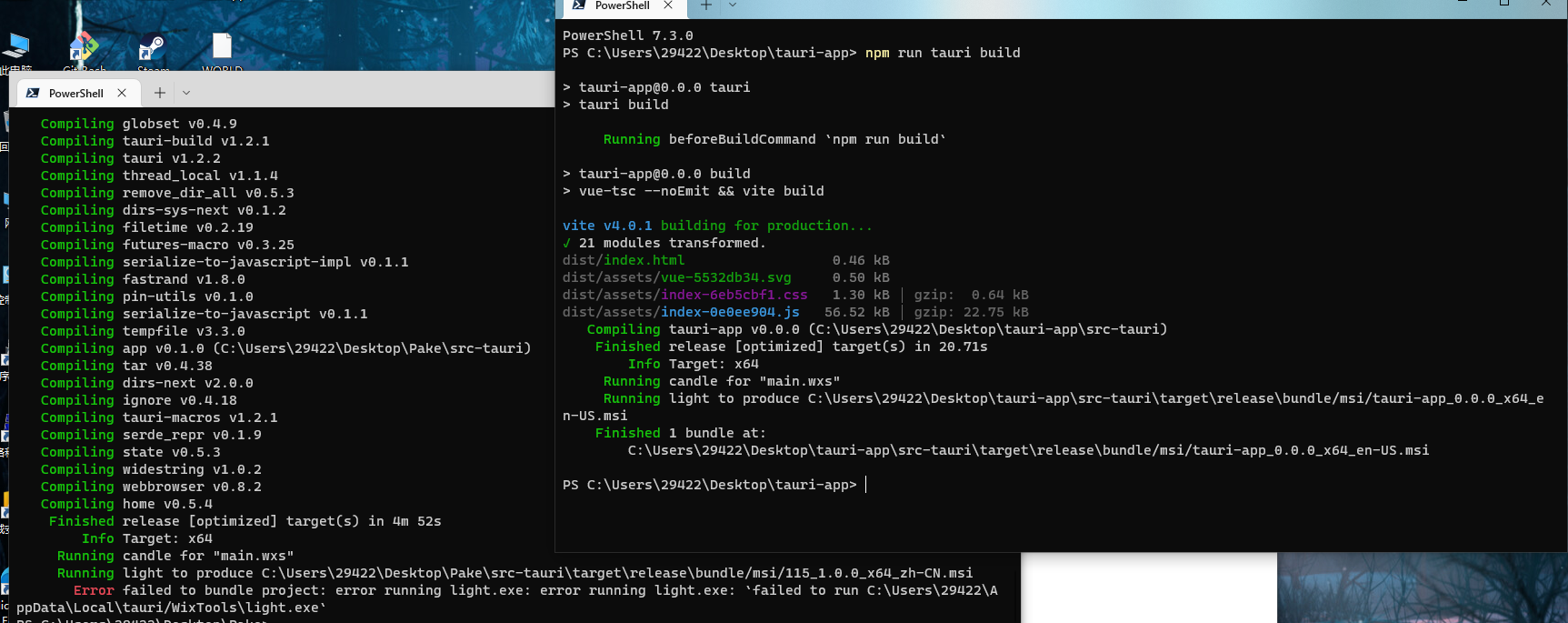 windows无法打包 · Issue #166 · tw93/Pake · GitHub