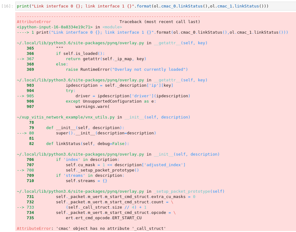 'cmac' object has no attribute '_call_struct' · Issue #9 · Xilinx/xup_vitis_network_example · GitHub