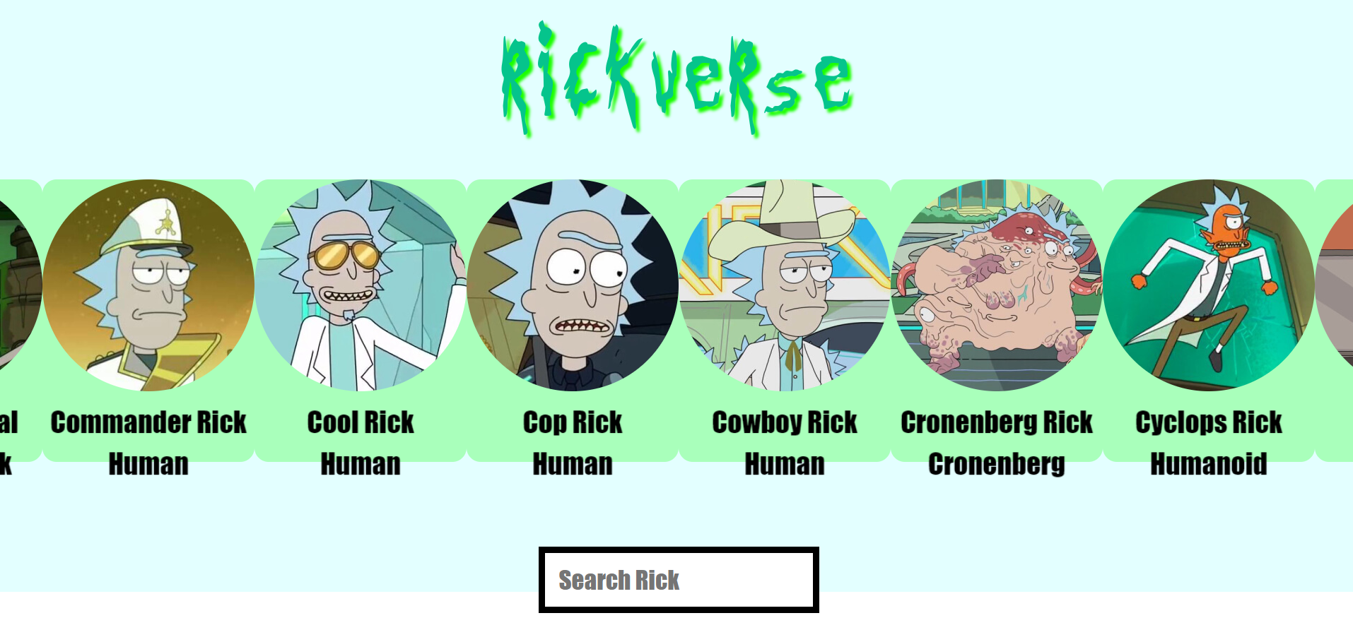GitHub - withwit/rickverse