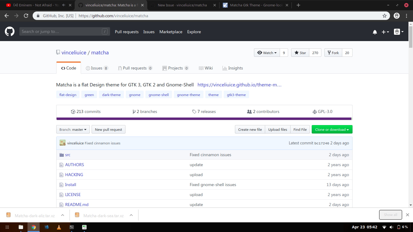 Dark variant feature request · Issue #63 · vinceliuice/Matcha-gtk-theme ...