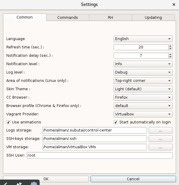 Rename 'Start on login' in Settings to 'Autostart of Control Center' or just to 'Autostart ...