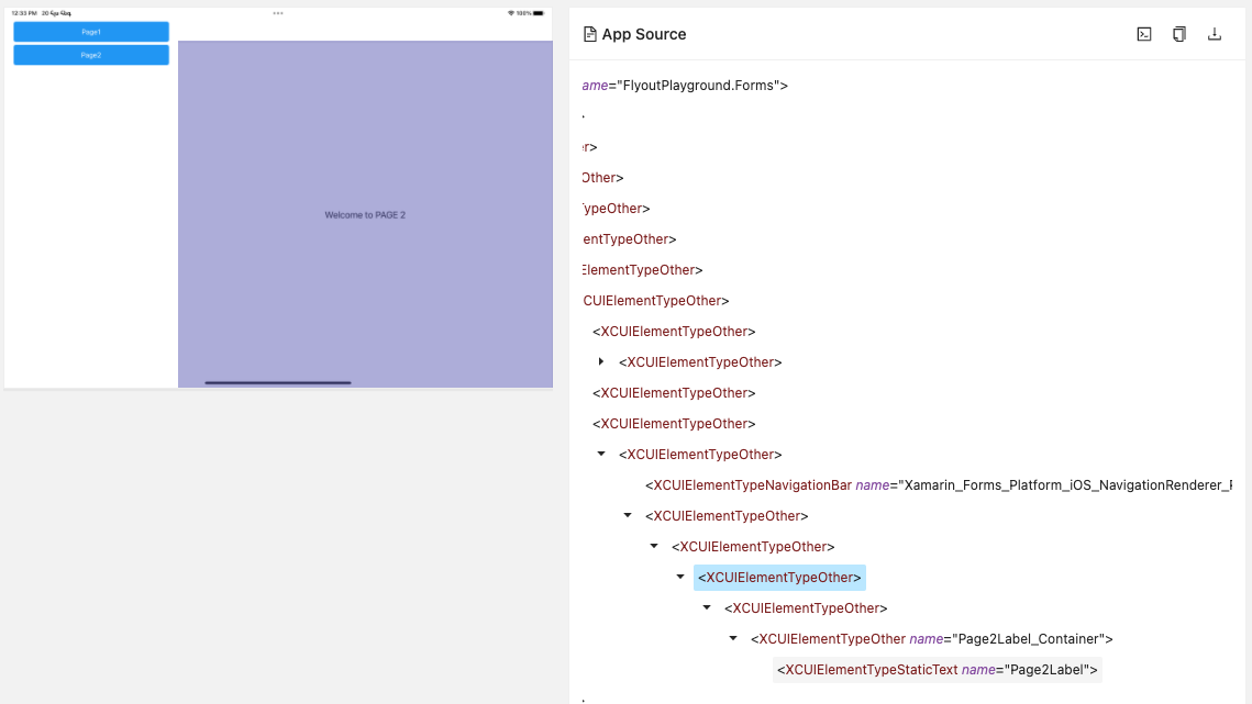 Appium Tests Do Not Detect Content Inside Flyout Detail On Ios · Issue 16245 · Dotnetmaui · Github