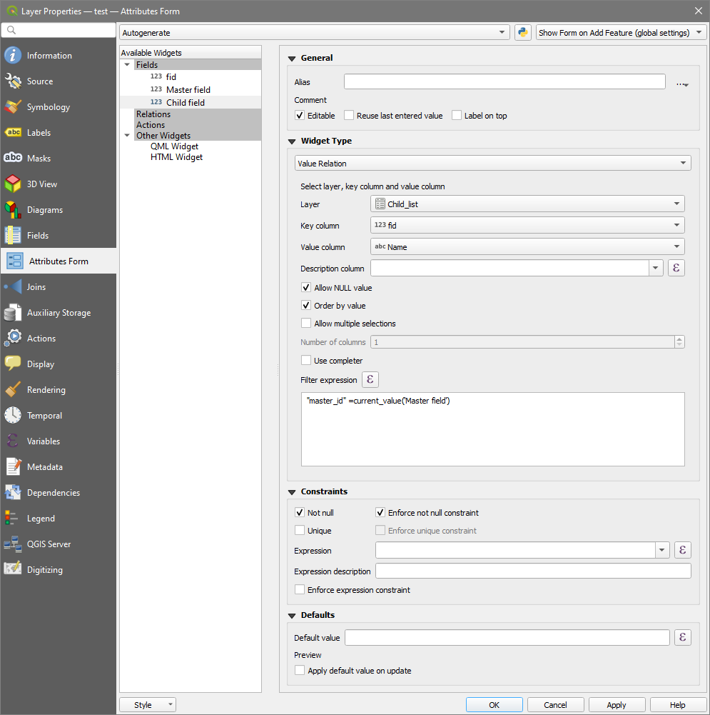 No List In Combobox When They Have Filter Expression In Modify The Attributes Of All Selected 7794
