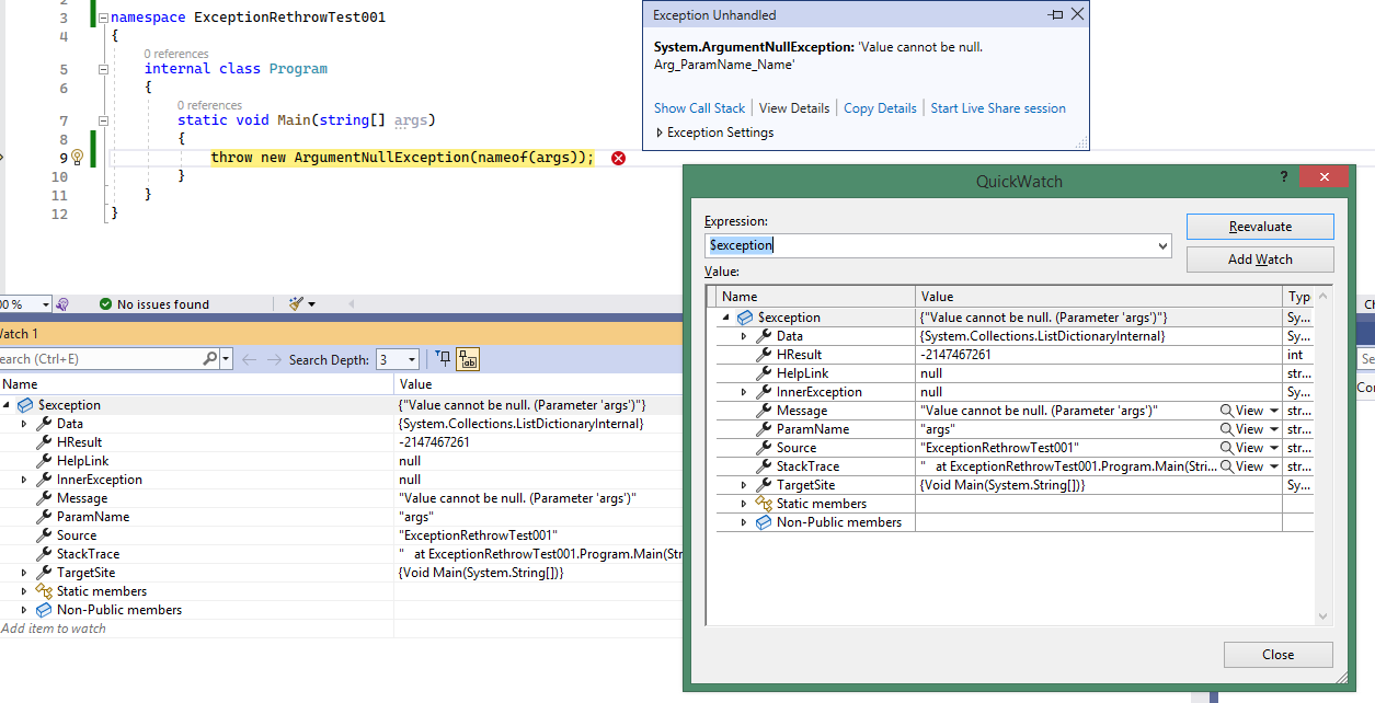 ArgumentNullException does not report parameter name in message · Issue #81004 · dotnet/runtime ...