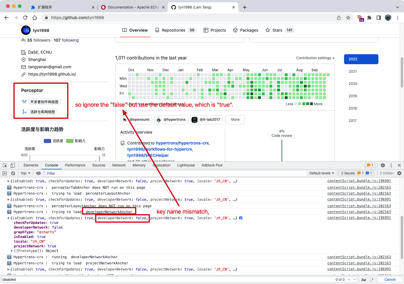 [Bug] perceptor components cannot be disabled · Issue #463 · hypertrons/hypertrons-crx · GitHub