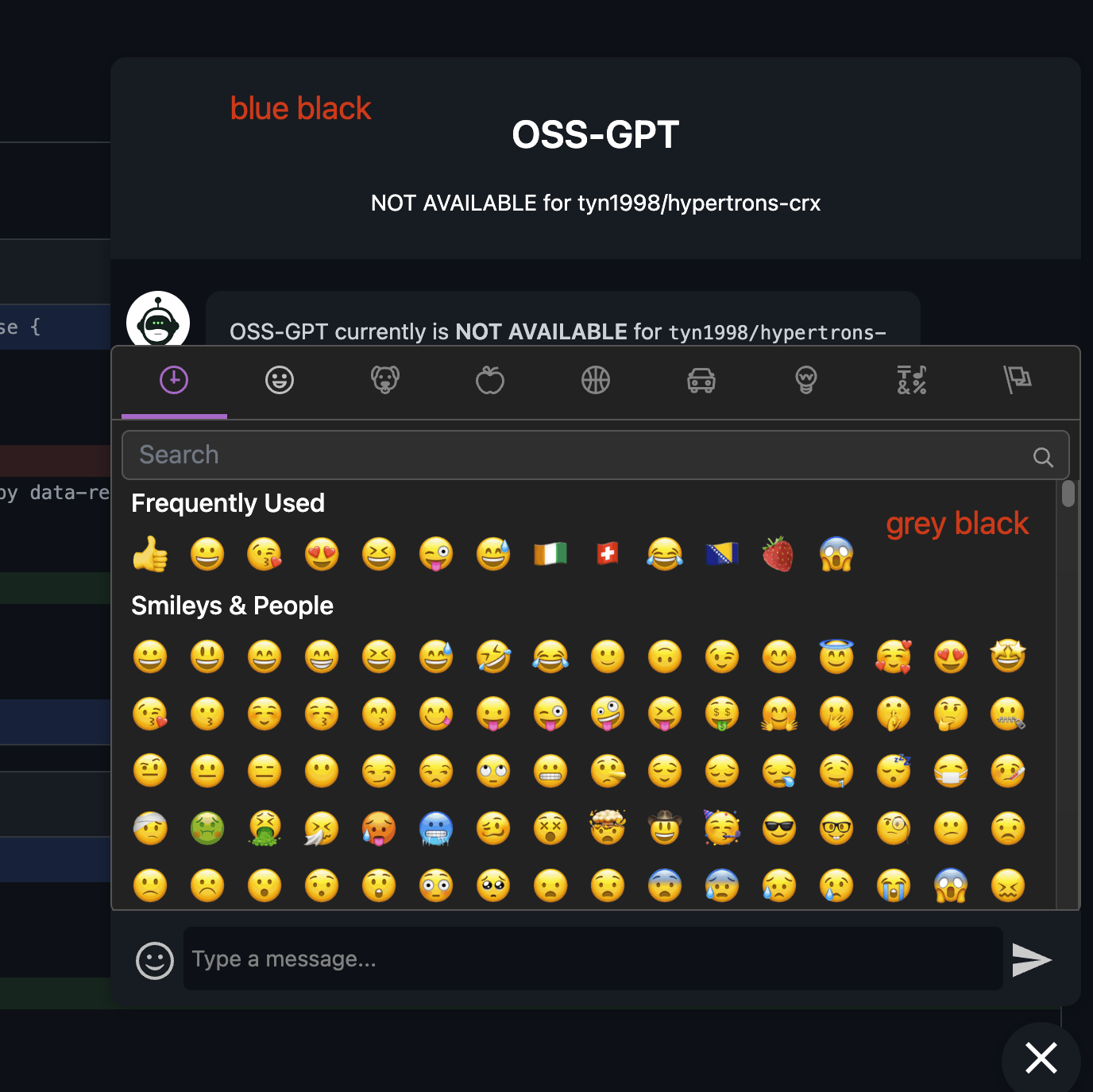 [Feature] enable emoji picker in OSS-GPT chat widget · Issue #613 ...