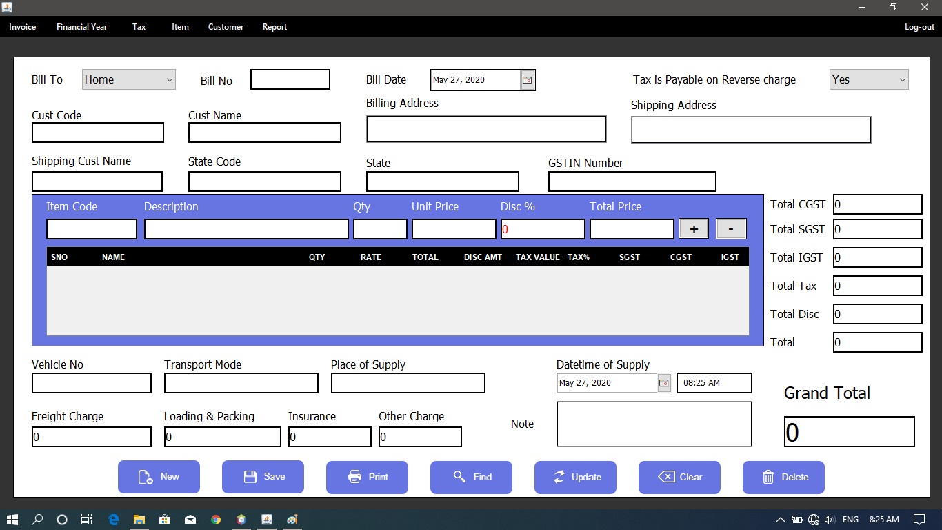 GitHub - kapilmistry61/Gst-Billing-Java-Application: GST Billing ...