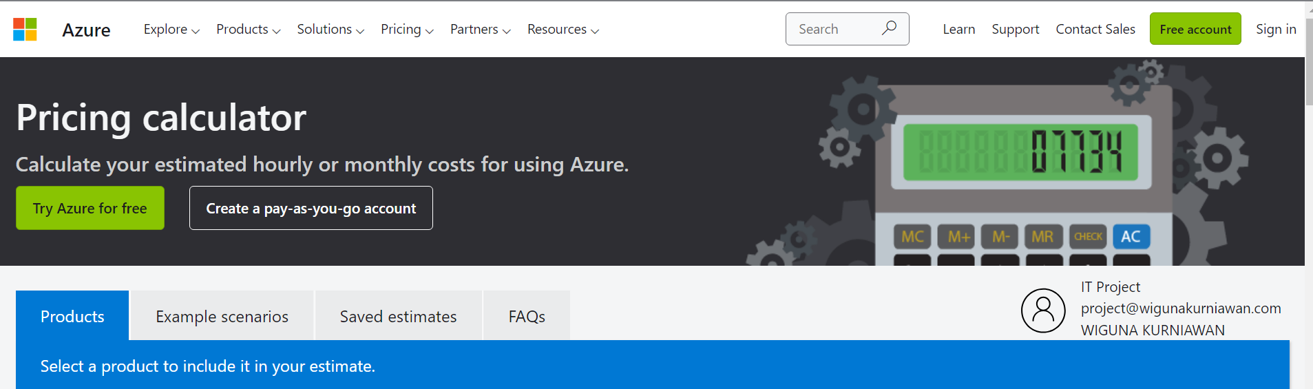 GitHub - WigunaKurniawan/Azure-Calculator-Estimation: A collection of ...