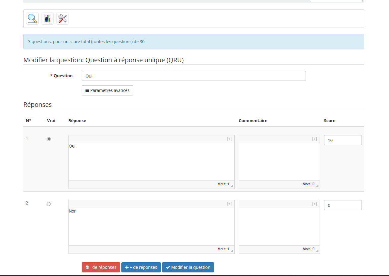 Vu sur le forum - feedback - pas de lien pour passer à la question suivante · Issue #4596 ...