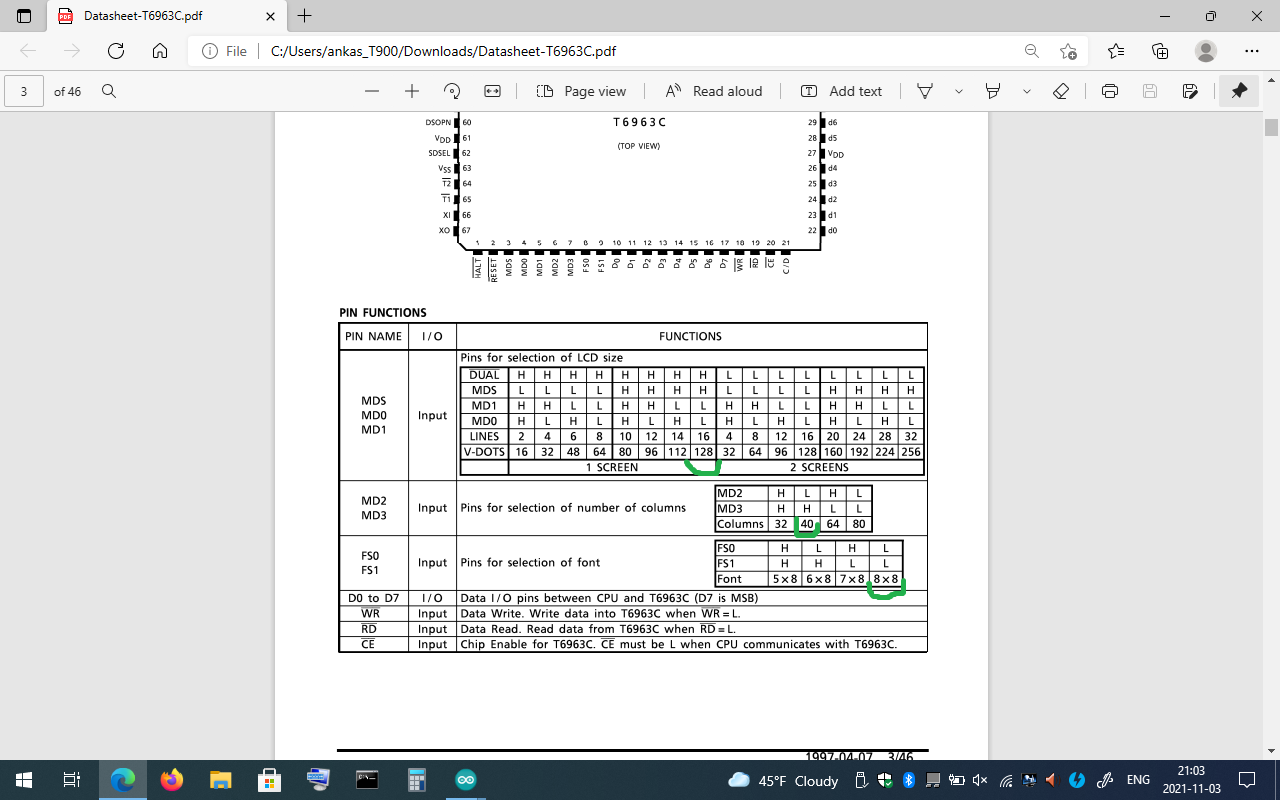 T6963C 320x128 display · Issue #1655 · olikraus/u8g2 · GitHub
