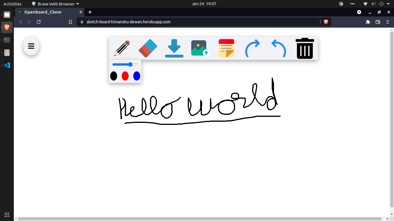 GitHub - dewanhimanshu/sketch-board: Realtime open board clone