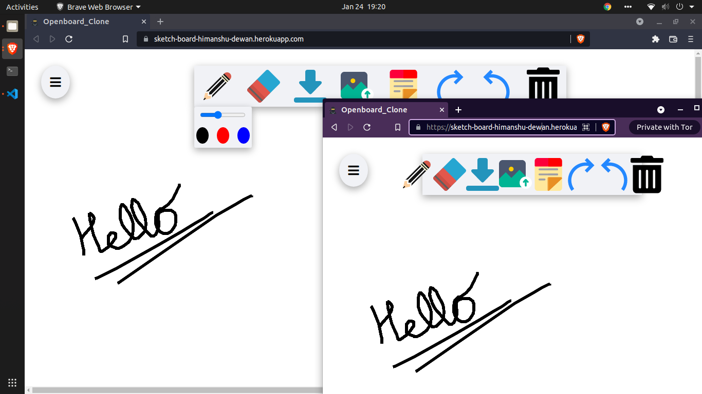 GitHub - dewanhimanshu/sketch-board: Realtime open board clone