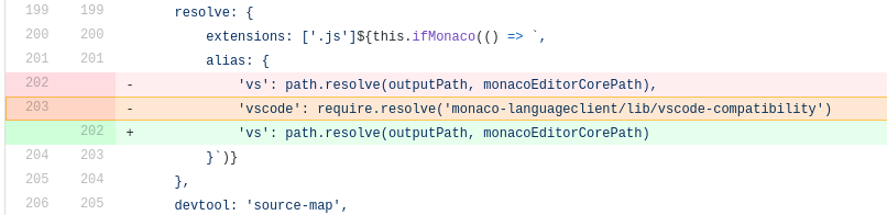 Cannot build theia after 1.5.0 release: Module not found: Error: Can't ...
