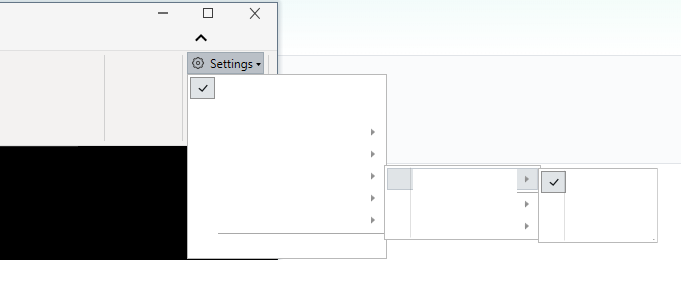 Menu of DropDownButton is opened outside of the window when window is not maximized. · Issue ...