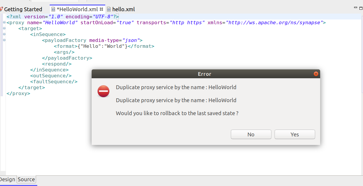 [Tooling] Delete and undo a proxy service containing Respond Mediator · Issue #526 · wso2 ...