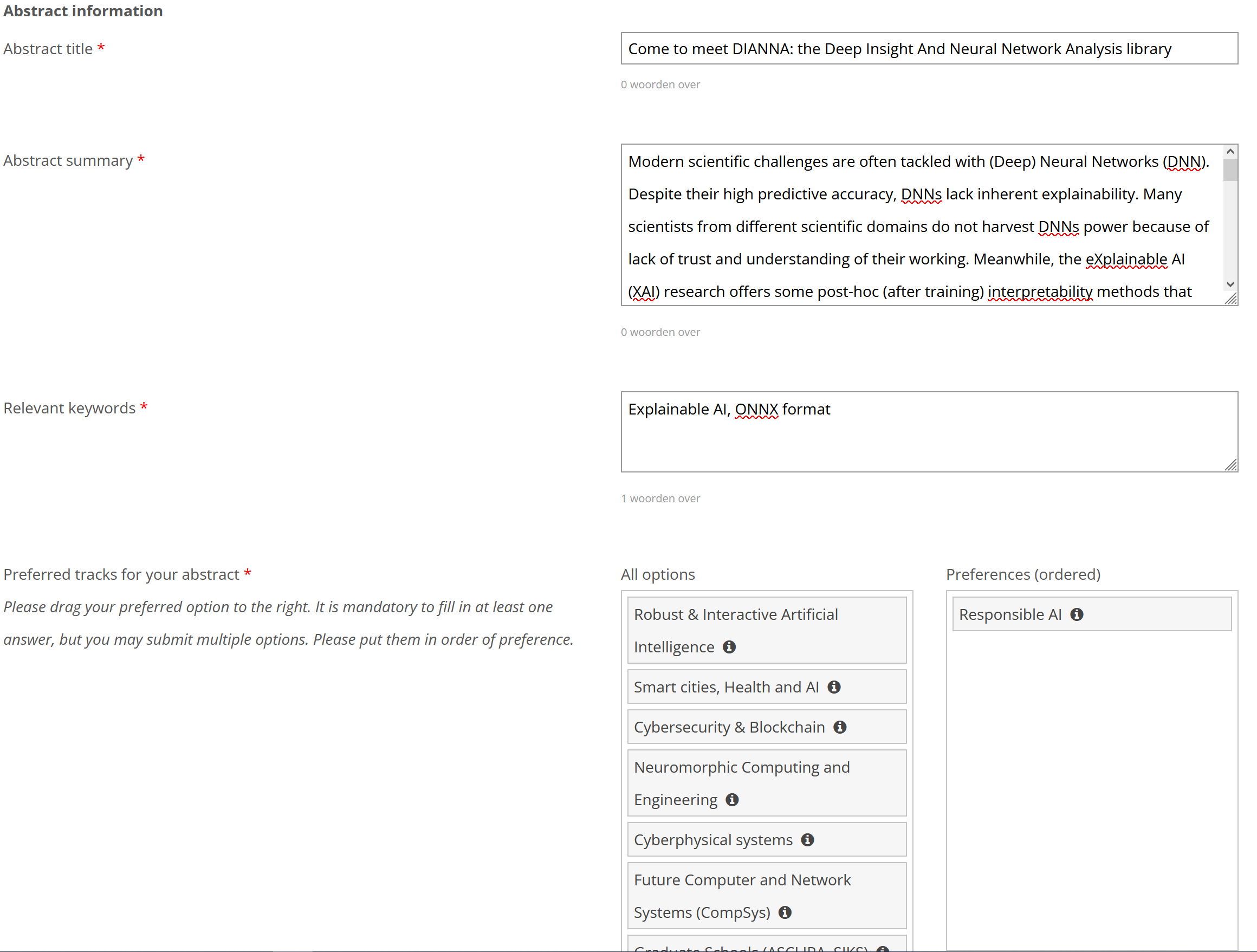 Submit to ICT Open? · Issue #103 · dianna-ai/dianna · GitHub