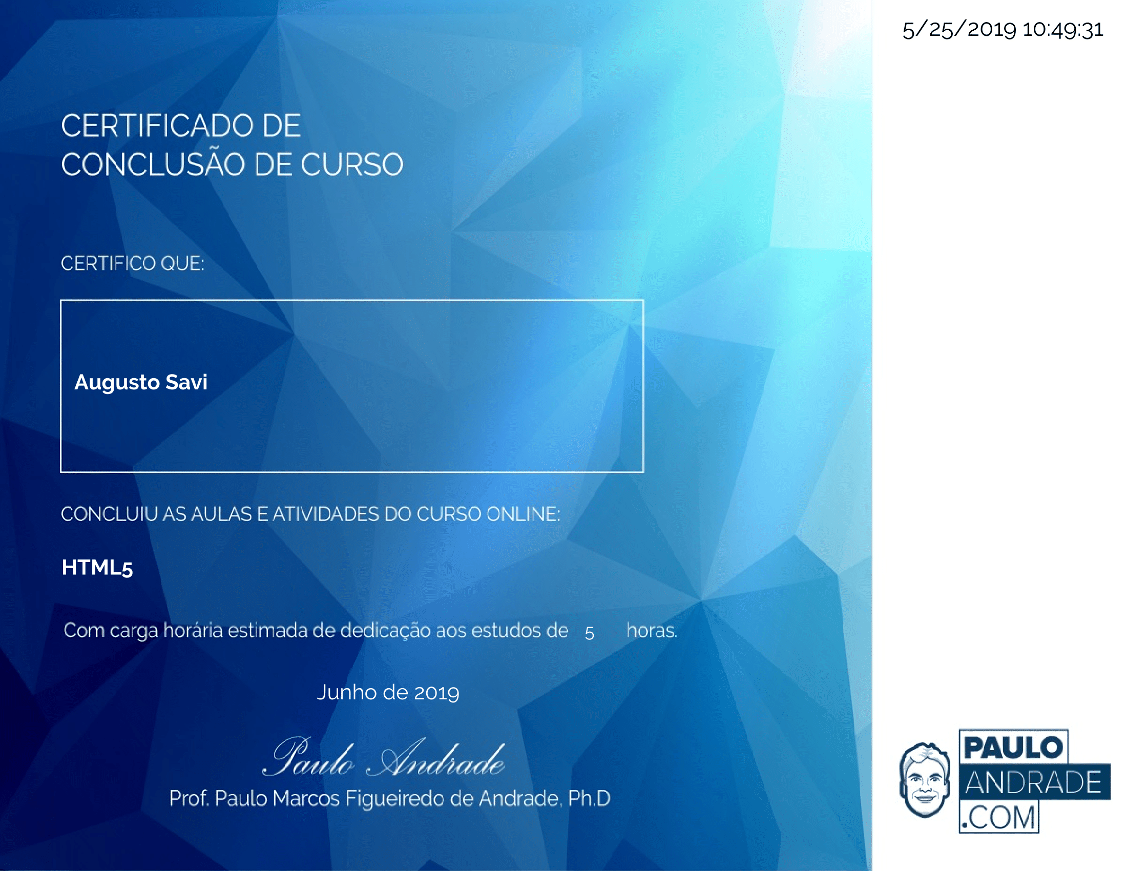 GitHub - AugustoSavi/Certificados