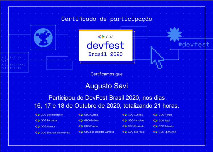 GitHub - AugustoSavi/Certificados