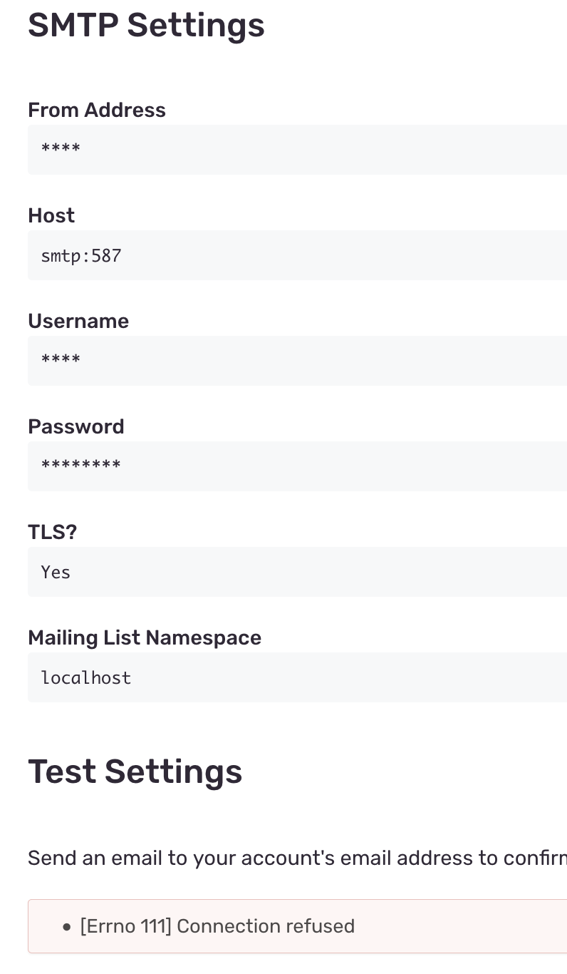 Environment Variable Sentry Email Host Doesn T Seem To Work · Issue 10765 · Getsentry Sentry