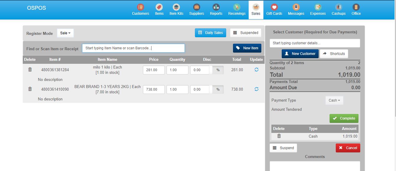 An Error Was Encountered · Issue #3360 · opensourcepos/opensourcepos · GitHub