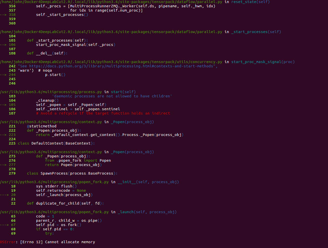 Issues using Tensorpack for data augmentation · Issue #429 · DeepLabCut/DeepLabCut · GitHub
