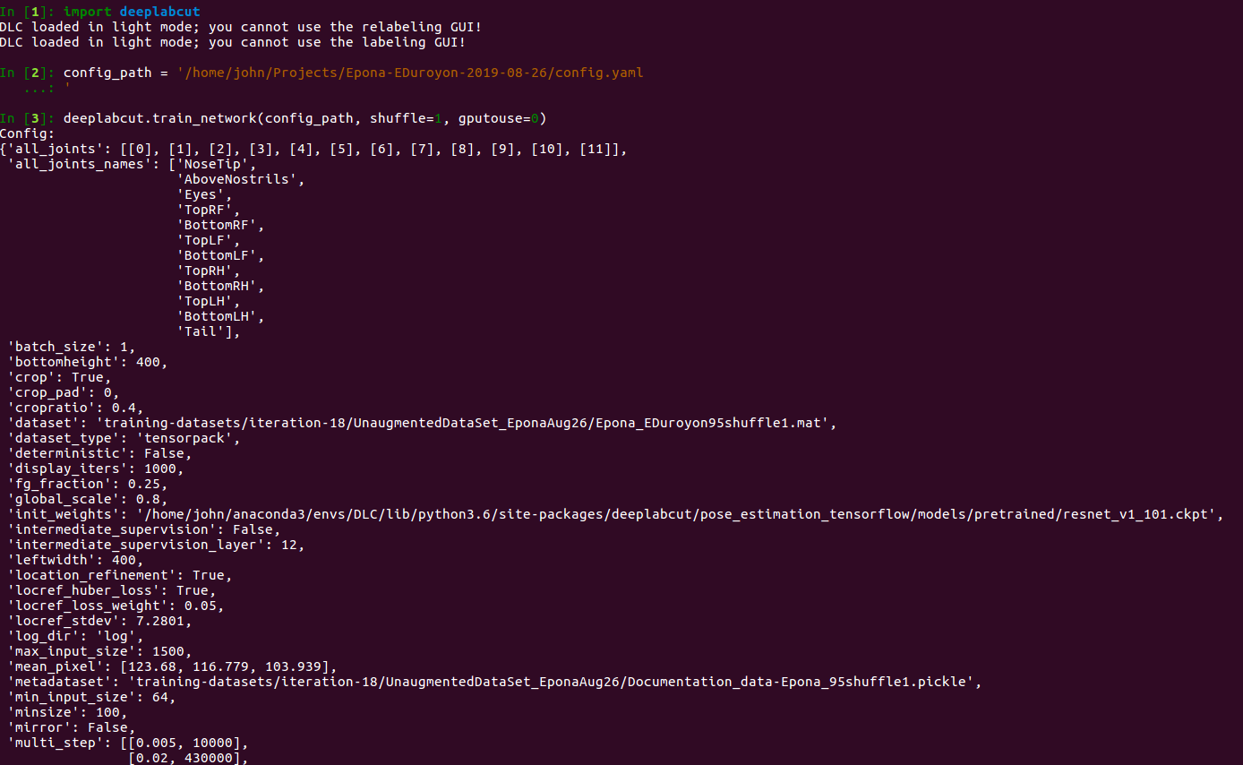 Issues Using Tensorpack For Data Augmentation · Issue 429 · Deeplabcut Deeplabcut · Github