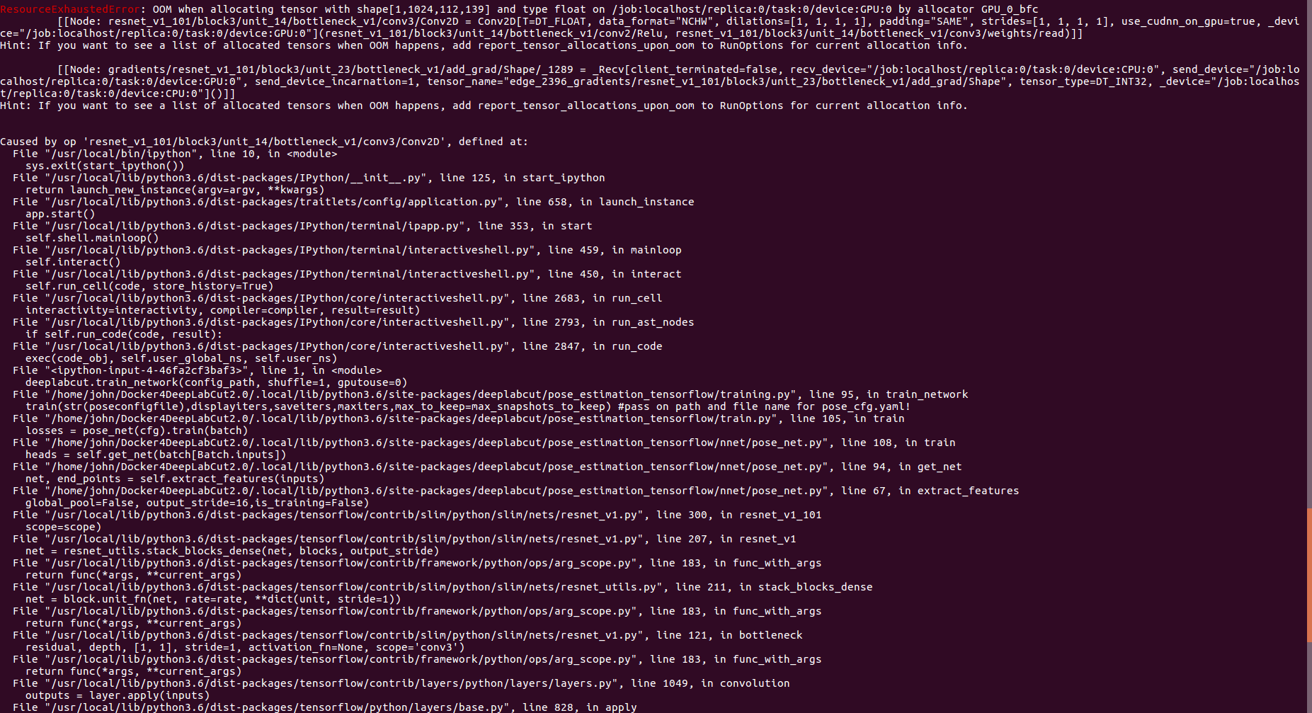 Issues Using Tensorpack For Data Augmentation · Issue 429 · Deeplabcut Deeplabcut · Github
