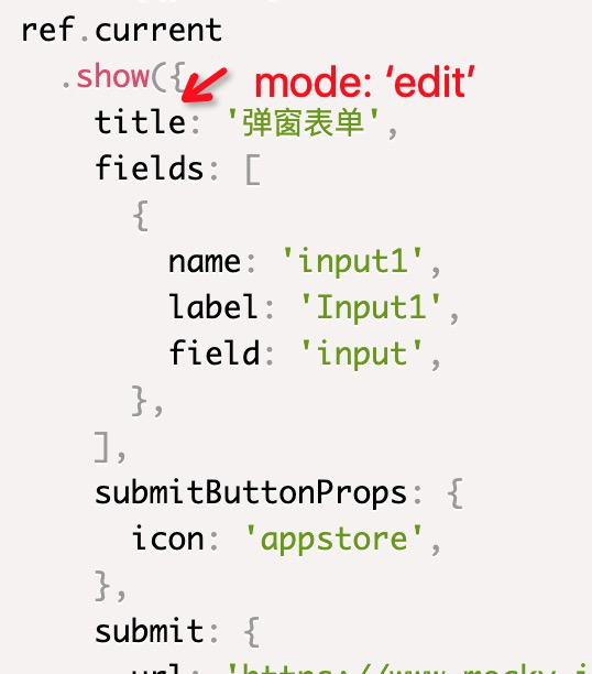Question: 使用ModalForm如何通过ref修改成edit模式同时带参查询 · Issue #27 · umijs/sula · GitHub