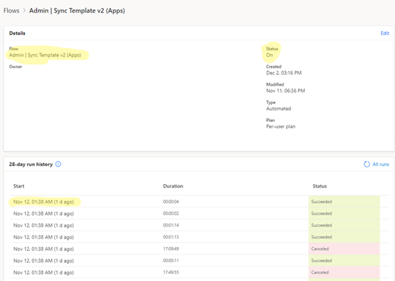 [BUG]: Admin | Sync Template v2 (Apps) and Admin | Sync Template v2 (Flows) start twice and flow ...