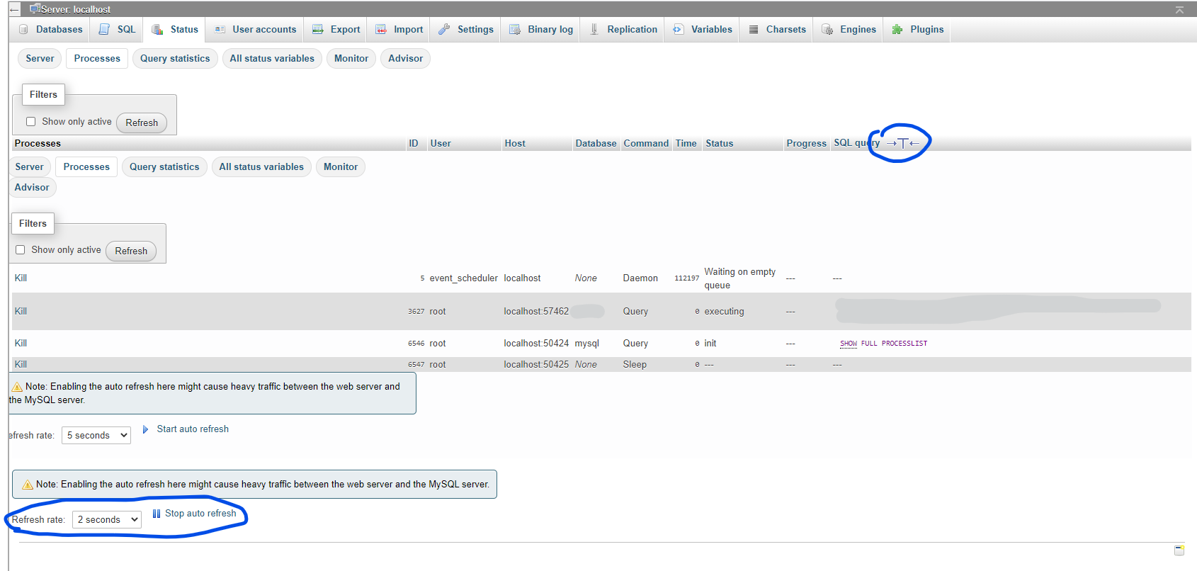 Casing returns from the server when the processes are automatically refreshed · Issue #16756 ...