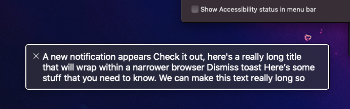 Add `aria-live="assertive"` to EuiToasts · Issue #583 · elastic/eui · GitHub