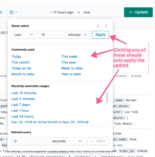 Have commonly/recently used links in SuperDatePicker auto update · Issue #1777 · elastic/eui ...