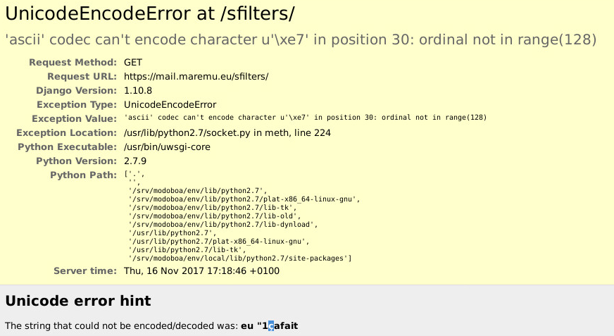 Internal Error accessing INBOX features · Issue #129 · modoboa/modoboa-webmail · GitHub