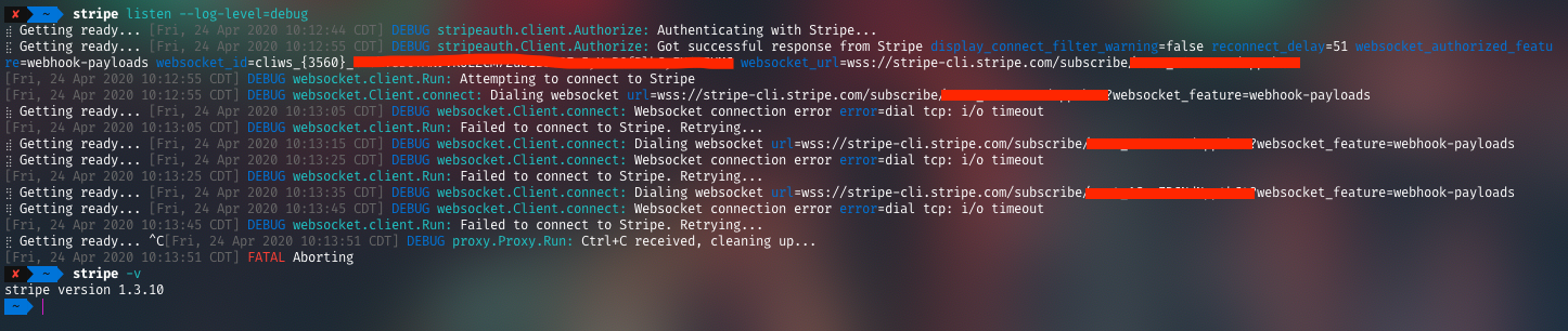 Unable to run stripe listen · Issue #422 · stripe/stripe-cli · GitHub