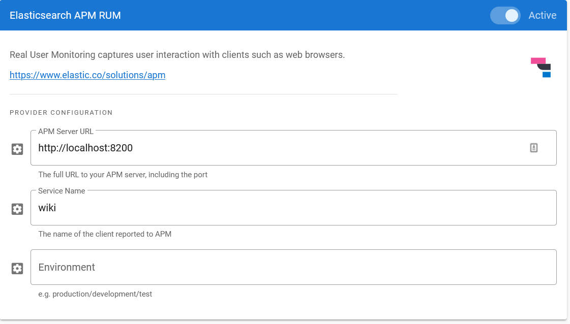 How to setup Elasticsearch APM RUM · Issue #2352 · requarks/wiki · GitHub