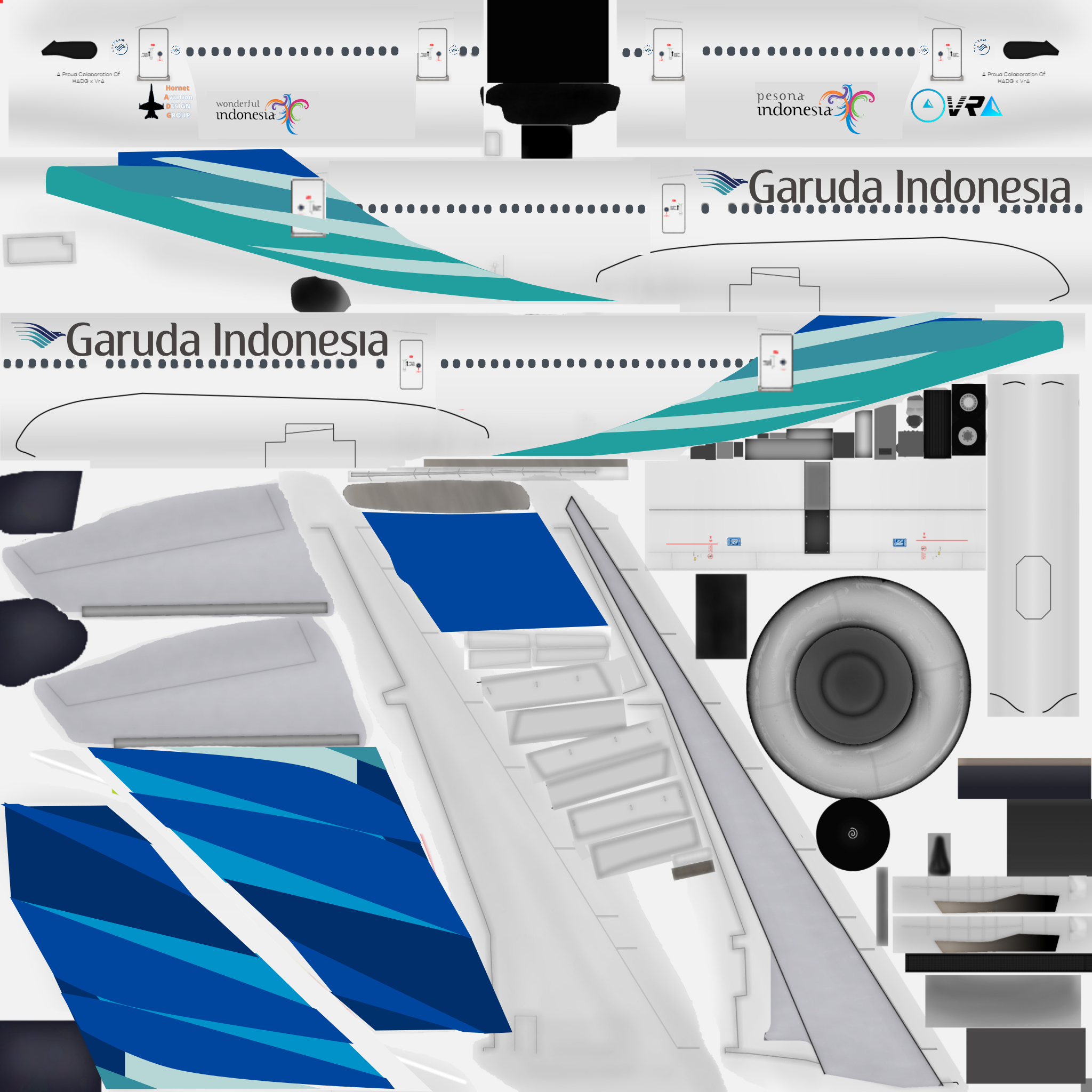 LIVERY REQUEST: Garuda Indonesia A330-900neo (Wonderful Indonesia Livery) · Issue #375 · kolos26 ...