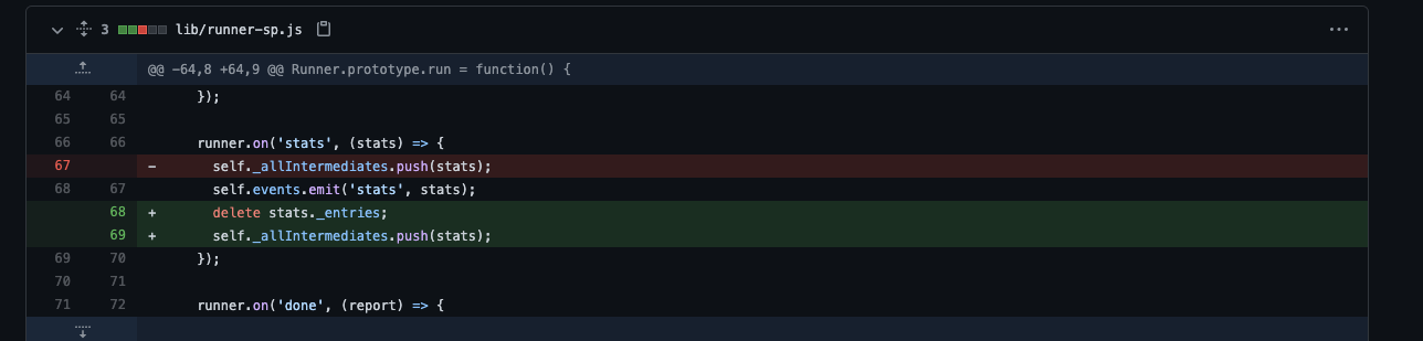 Previous change removed desired data from json output · Issue #667 · artilleryio/artillery · GitHub