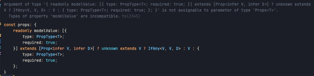 DefineProps don't convert generic type to Object · Issue #9277 · vuejs ...