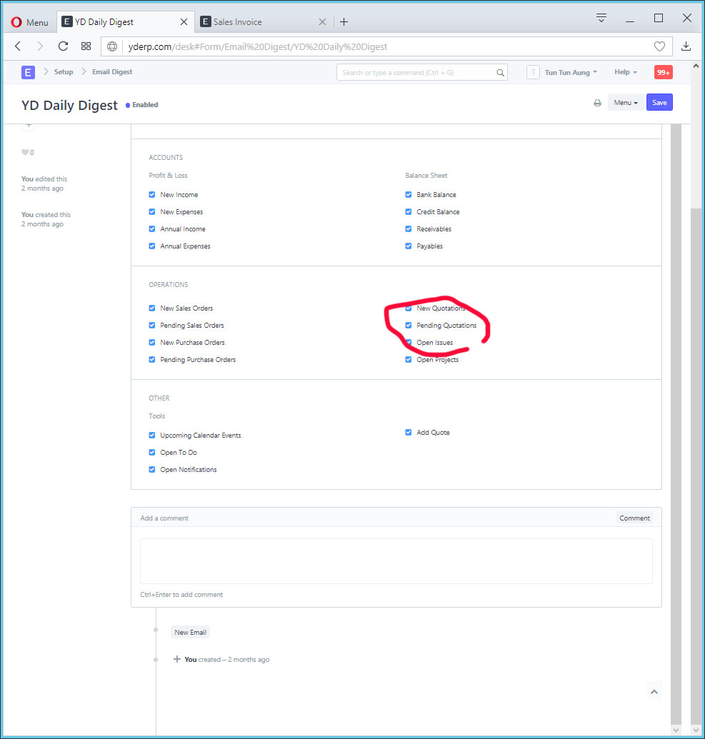 Pending Quotation's Foreign Currency amount in Email Digest · Issue ...