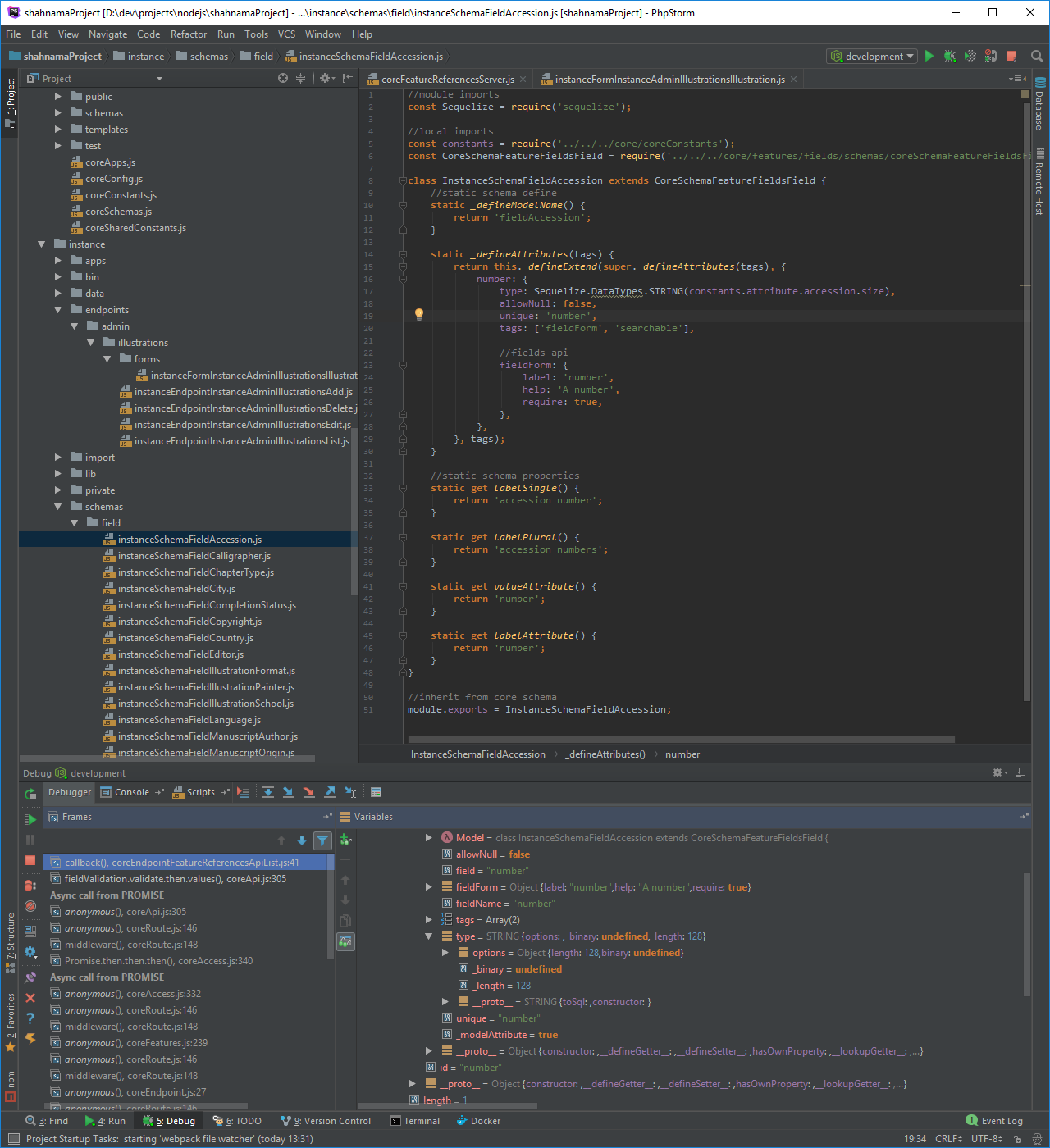 sequelize does not work with webstorm autocomplete/highlighting · Issue #8616 · sequelize ...