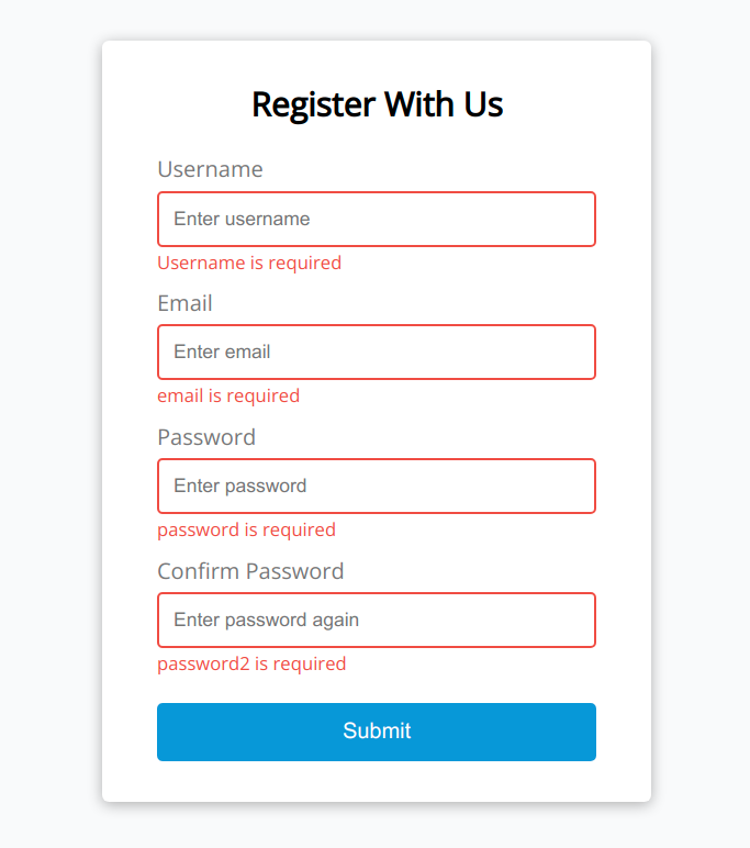 GitHub - PrashantIndurkar/SimpleFormValidationUsingIfElse